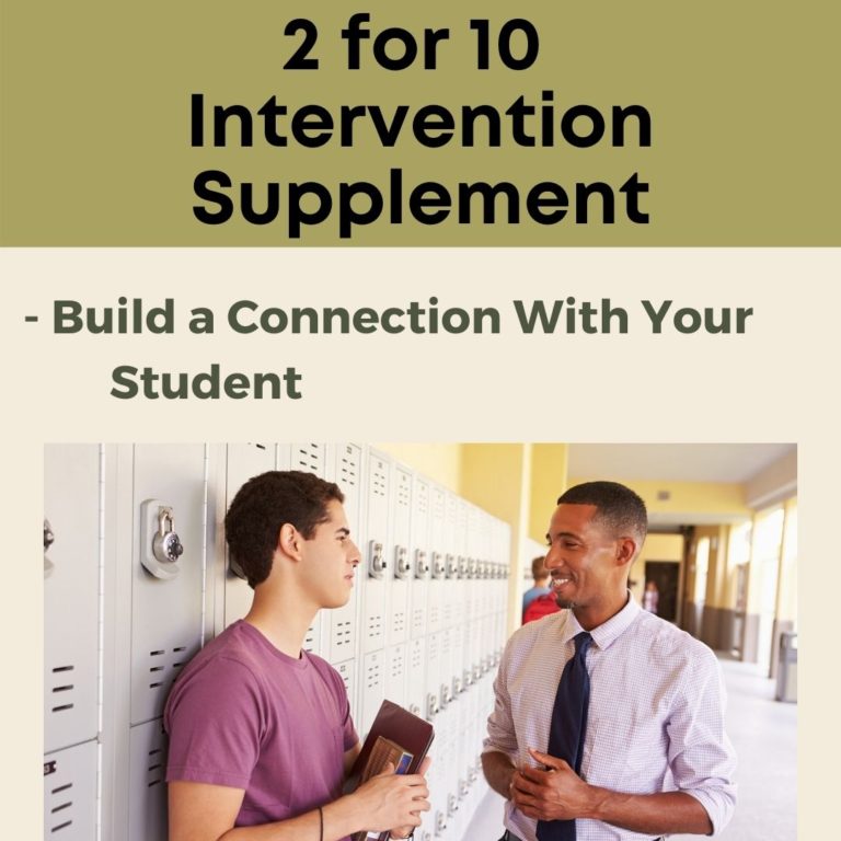 The Quick 2 for 10 Intervention - SFSEteach