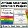 Black History Month Project: Famous African American Inventors Flipbook ...