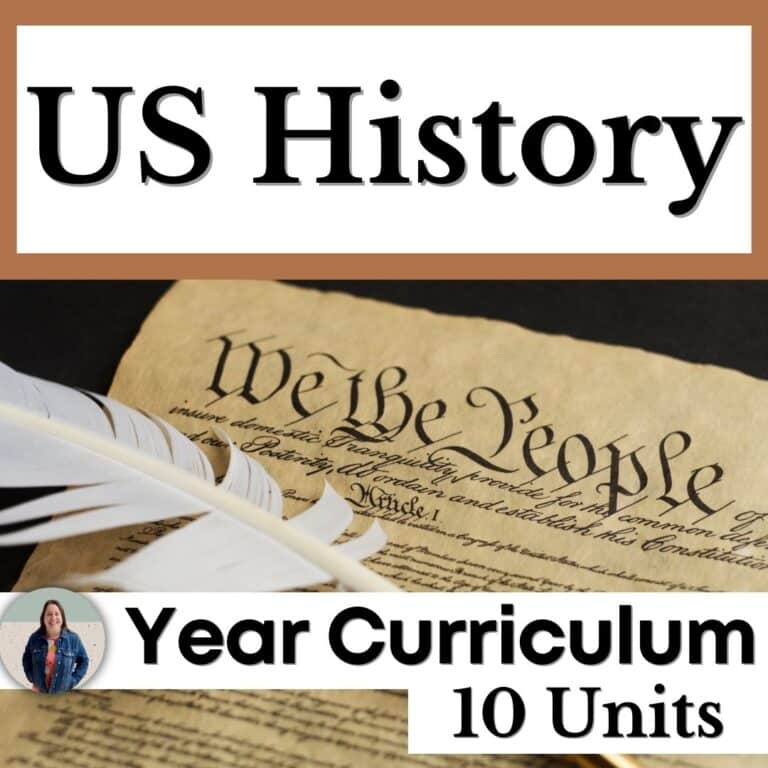 US History Curriculum Yearlong