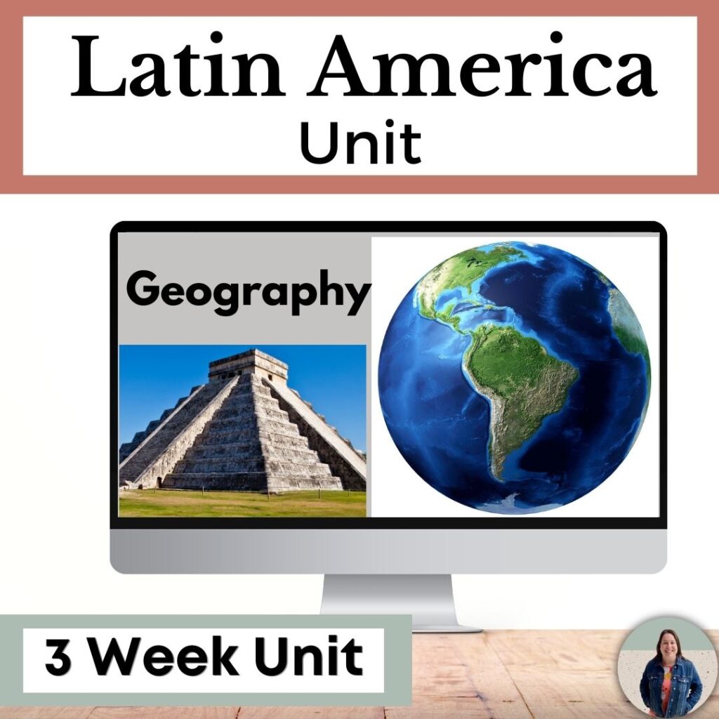 Latin America Geography Unit With Guided Notes And Map Activities