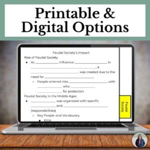 Early Medieval Europe Presentation with Guided Notes and Middle Ages ...