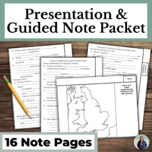 Early Medieval Europe Presentation with Guided Notes and Middle Ages ...
