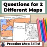 Europe in the Middle Ages Map Activities for World History and Map ...